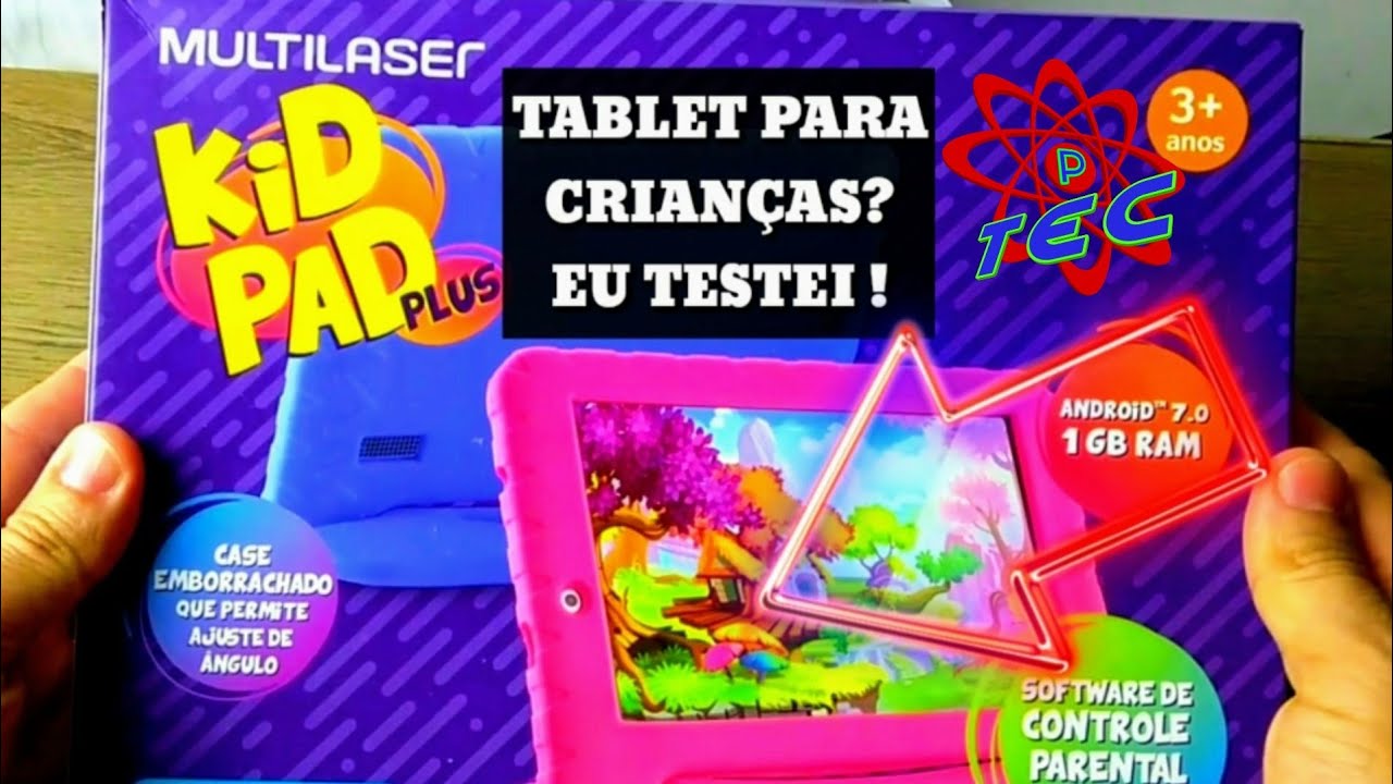 TABLET PARA CRIANÇAS "INFANTIL" KID PAD PLUS MULTILASER M7S PLUS (EU ...