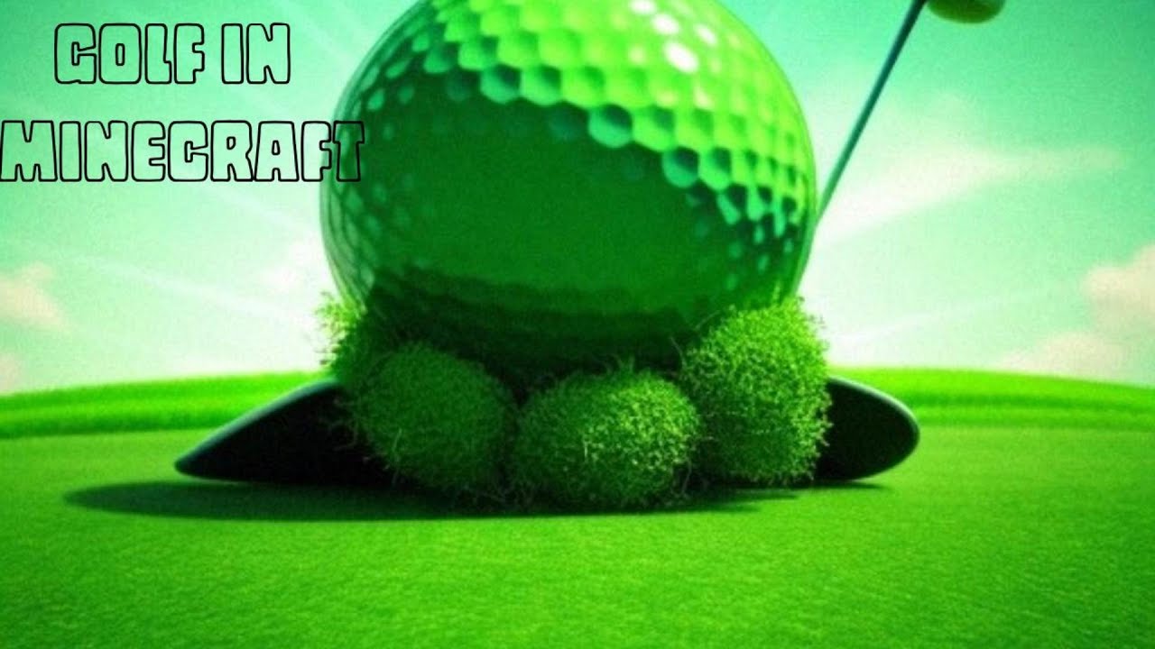 I Made Golf in Minecraft Using Actual Golf Balls.... - YouTube