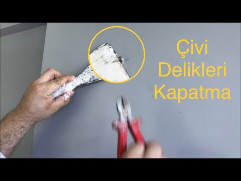 ÇİVİ DELİK LERİ KAPAMA. ÇİVİ DELİKLRİNDEN KURTULMA