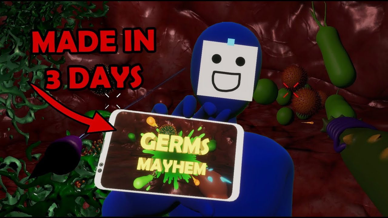 I Made a Game About Fighting Germs in 3 DAYS!!! - YouTube