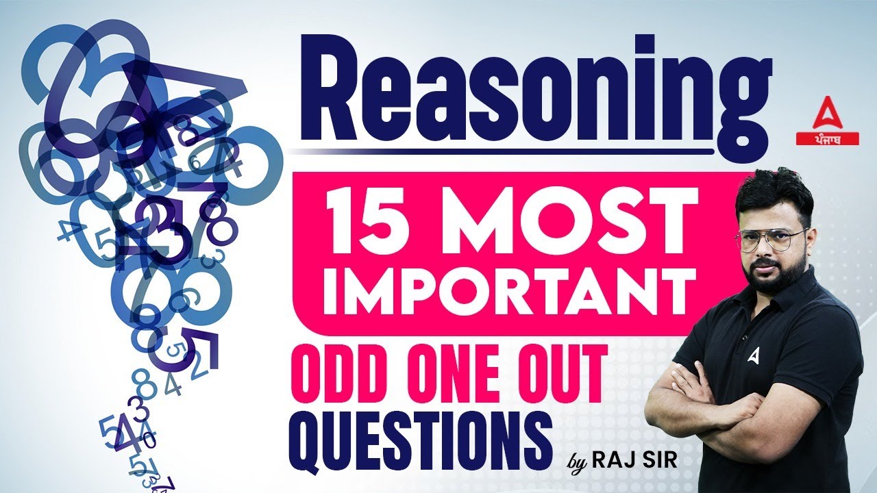15 Most Important Odd One Out Questions | Reasoning For All Competitive ...