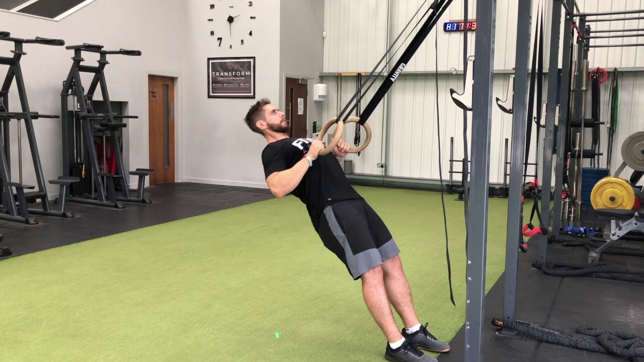 Ring/TRX Rows - YouTube