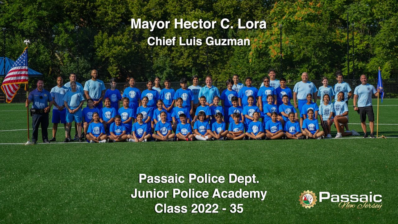 2022 Passaic Junior Police Academy - 35th Class - YouTube