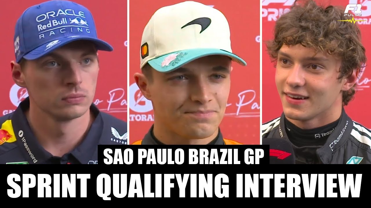 F1 Post Sprint Qualifying Drivers Interviews | Sao Paulo Brazil GP 2025 ...