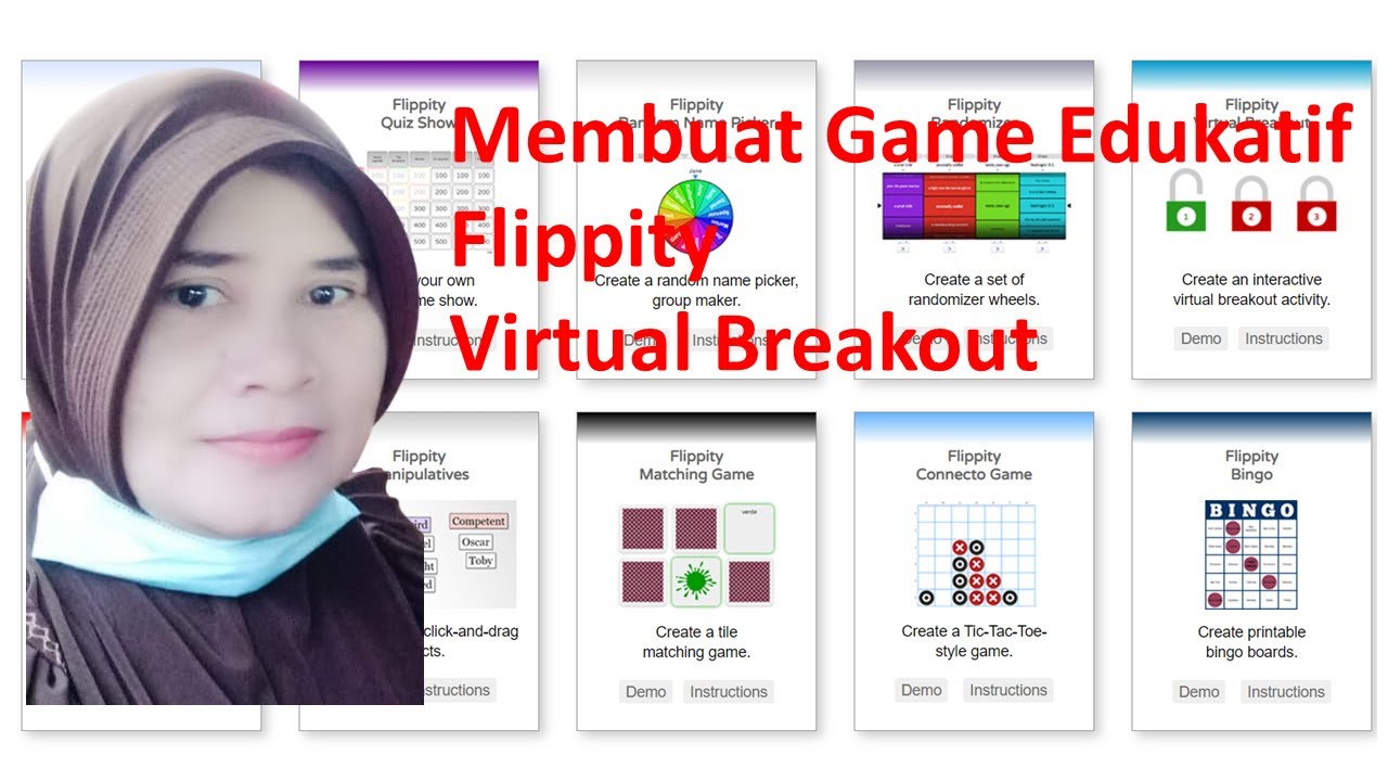 Membuat Game edukatif Flippity melalui Google Drawing - YouTube
