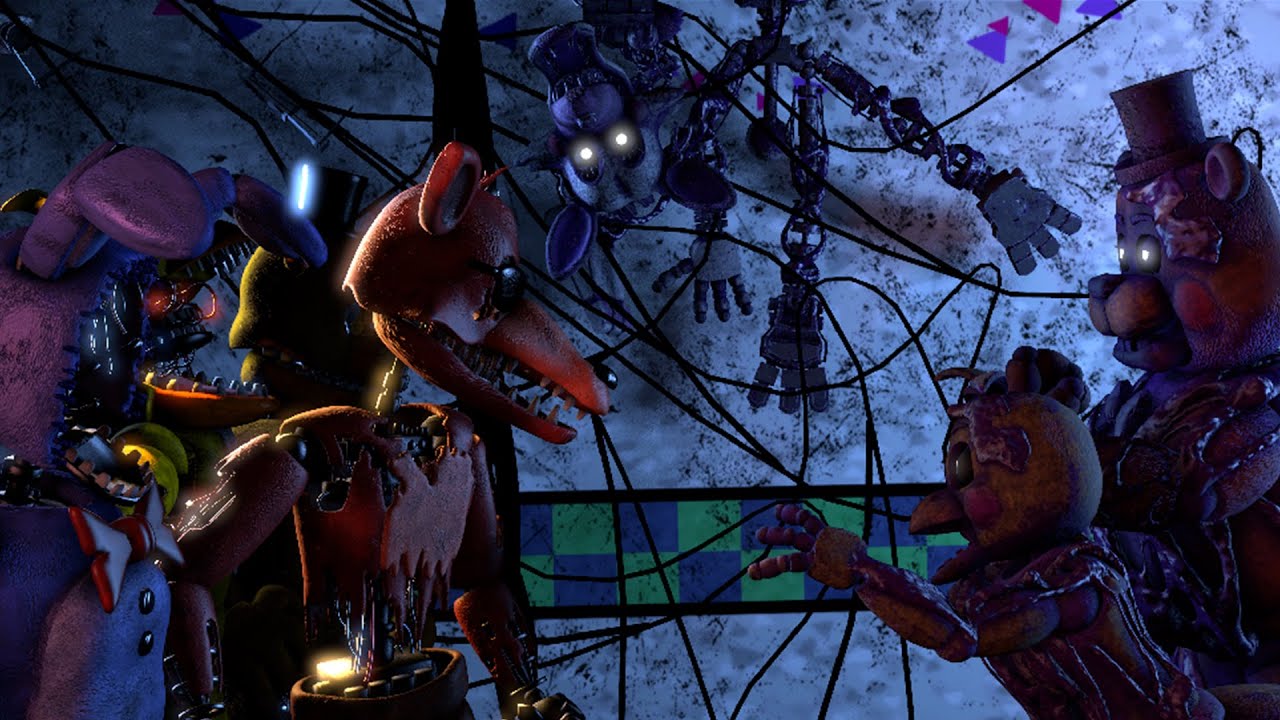 Five Nights at Freddy's Animatronic VS (Withered/Toxic Toys) - YouTube