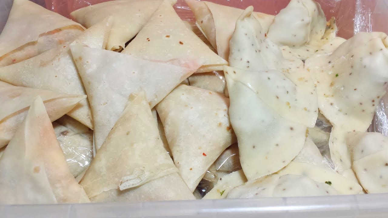 How To Freeze Samosa And Rolls For Ramadan_Roll samosay ko kam space ...
