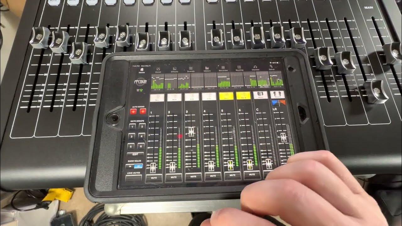 Midas M32R/DL32: How To Patch The Main Outputs. - YouTube