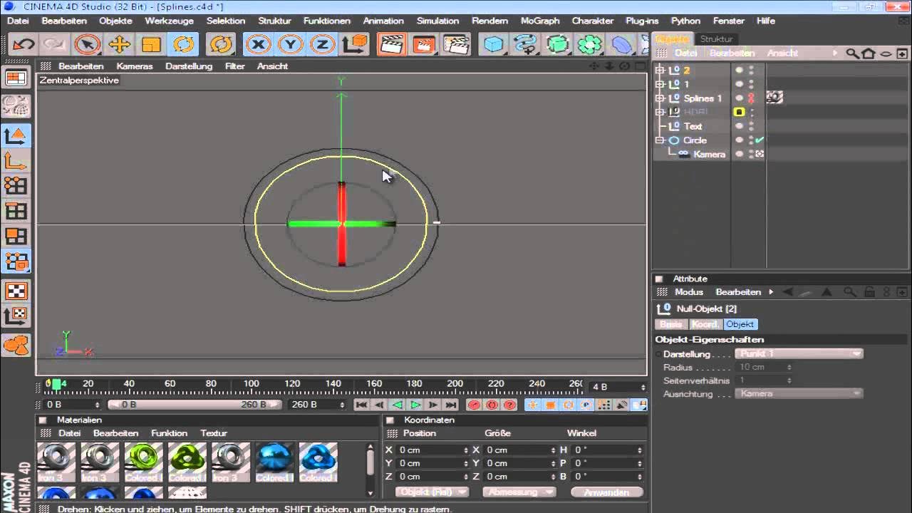 Cinema 4D Tutorial - How to create advanced splines [English] - YouTube