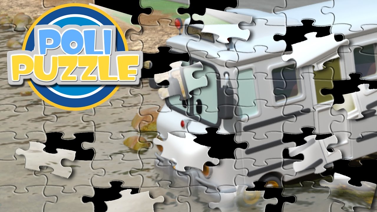 POLI PUZZLE Series 14.Mini_School B | Robocar Poli Special - YouTube
