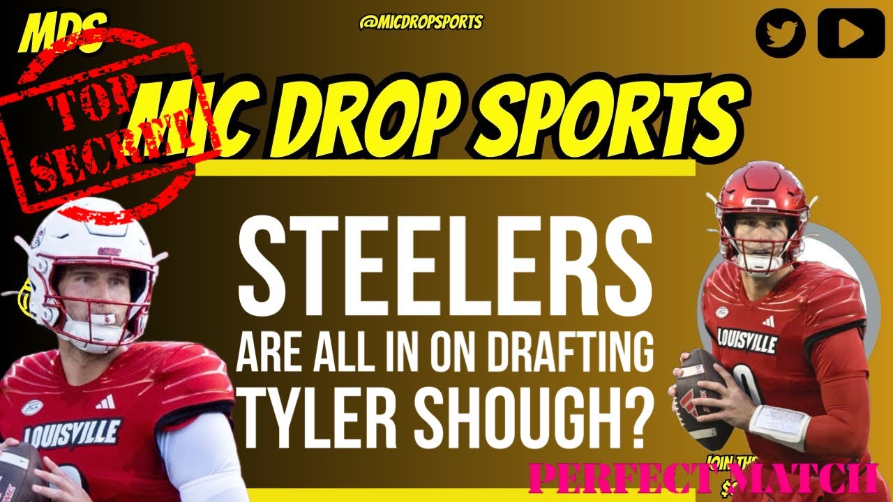 ARE THE STEELERS ALL IN ON DRAFTING TYLER SHOUGH AT QB? #football #NFL ...