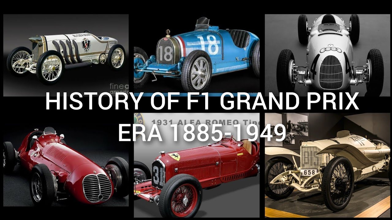 History of F1 Grand Prix 1885-1949 (GP Era) - YouTube