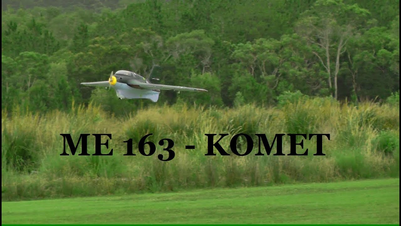 JRC, Me 163 Komet RC plane - YouTube