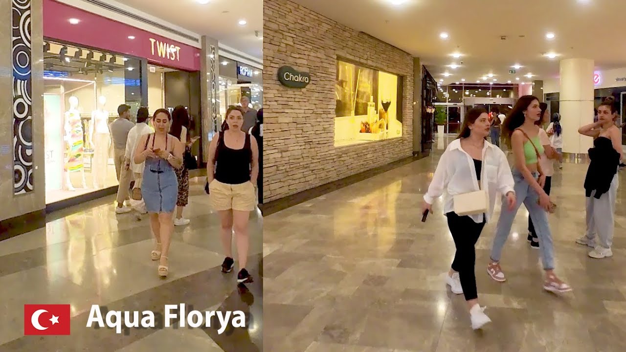 ıstanbul Aqua Florya Shopping Mall | Istanbul 🇹🇷 [4K] - YouTube