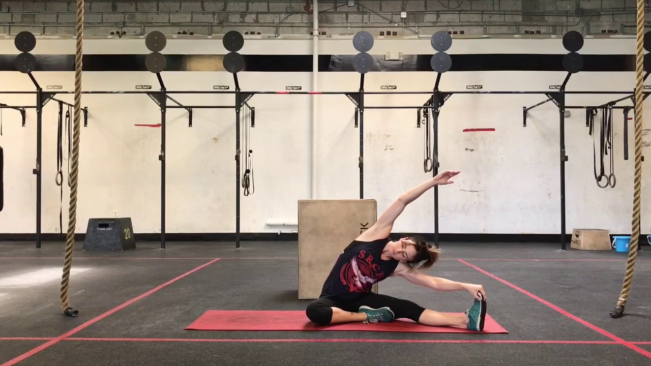 Seated Lat Stretch & Hip Opener For SI Pain - YouTube