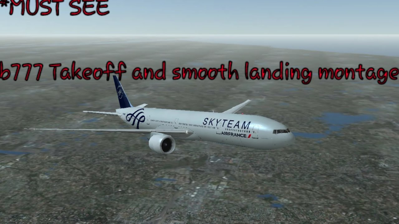 infinite flight boeing777 takeoff and landing *MUST SEE - YouTube