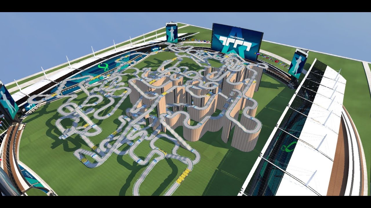 My 100 checkpoints map in trackmania 2020 - YouTube