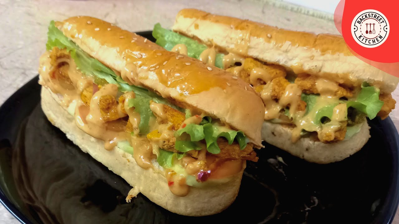 Subway Style Sandwich at Home | Backstreet Kitchen - YouTube