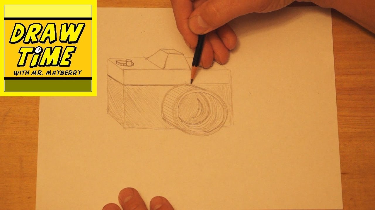 How to Draw a Camera - YouTube
