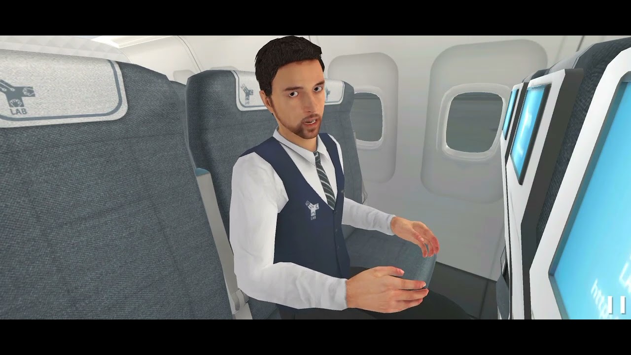 air safety world brace position - YouTube