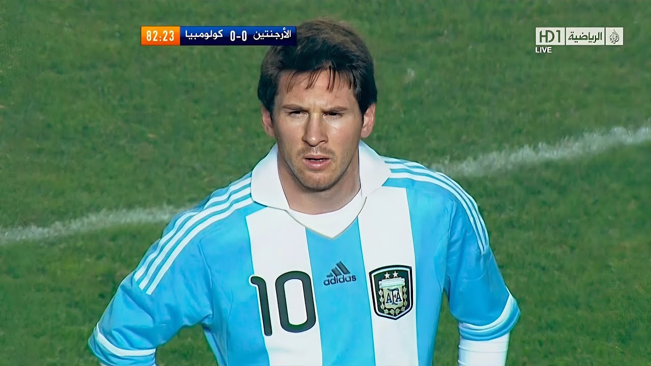 Lionel Messi First Hat-Trick for Argentina - YouTube