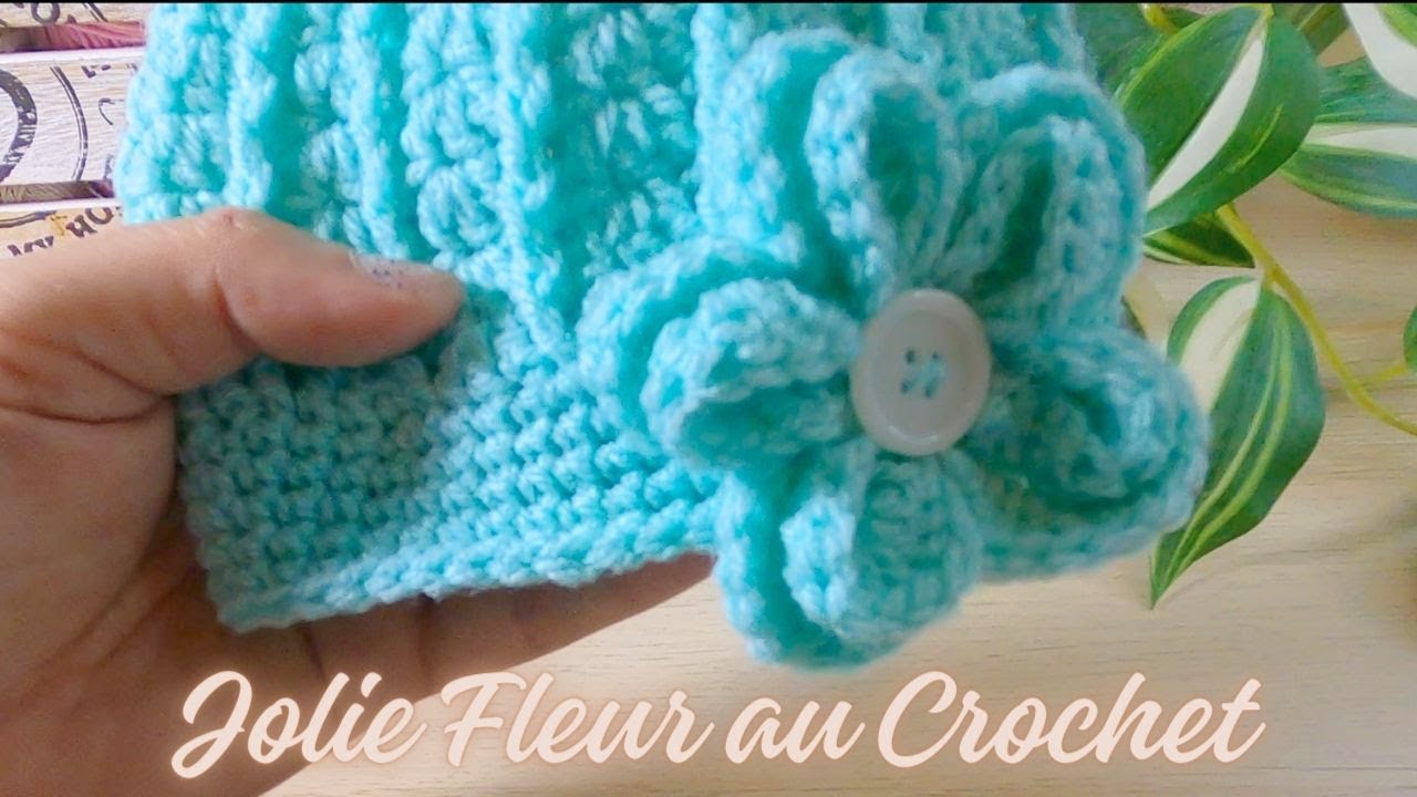 Easy Crochet Flower Tutorial: Apprenez à Crocheter une Jolie Fleur 💖 ...