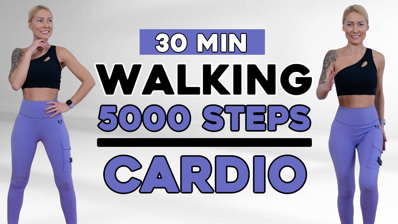 5000 STEPS WALKING WORKOUT | 5K Steps Challenge! 1 Hour Fat Burning ...