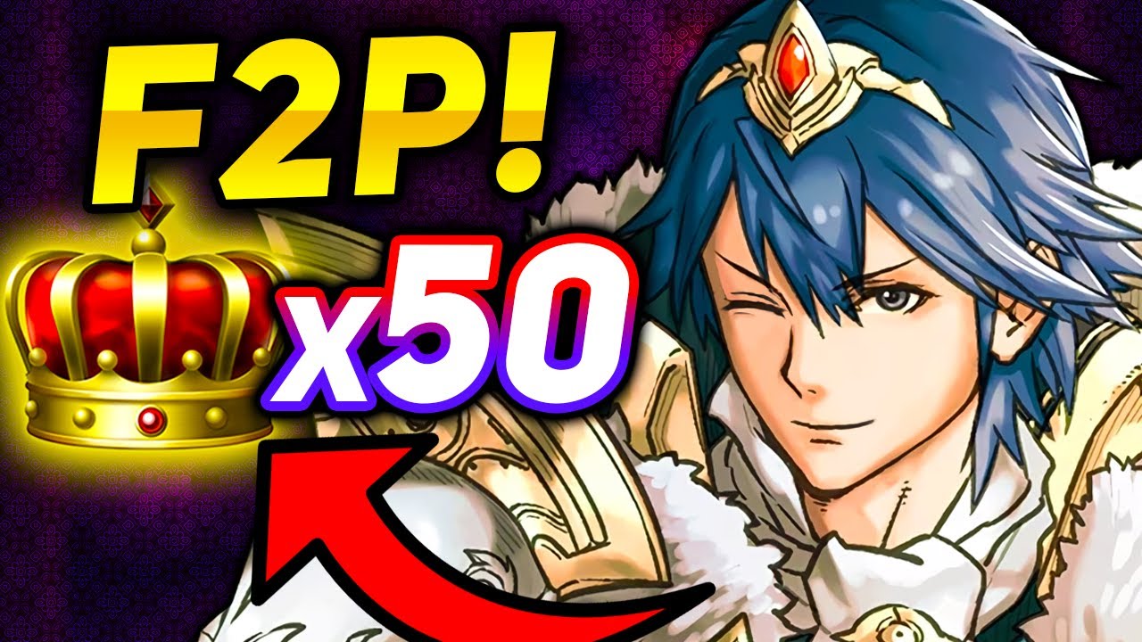 Legendary Chrom brings 50th F2P CROWN IN ARENA! - Fire Emblem Heroes ...