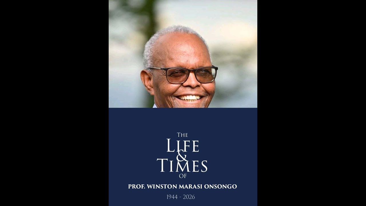Celebrating The Life of Prof. Winston Marasi Onsongo - YouTube