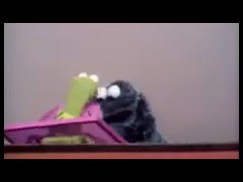 Classic Sesame Street - Kermit and Cookie Monster Demonstrate 'Through ...