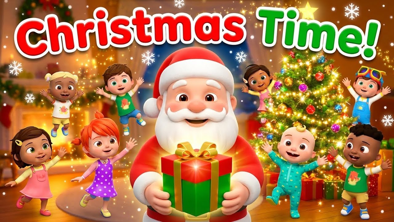 It’s Christmas Time! 🎅 Kids Christmas Song | Santa, Snow & Fun ...