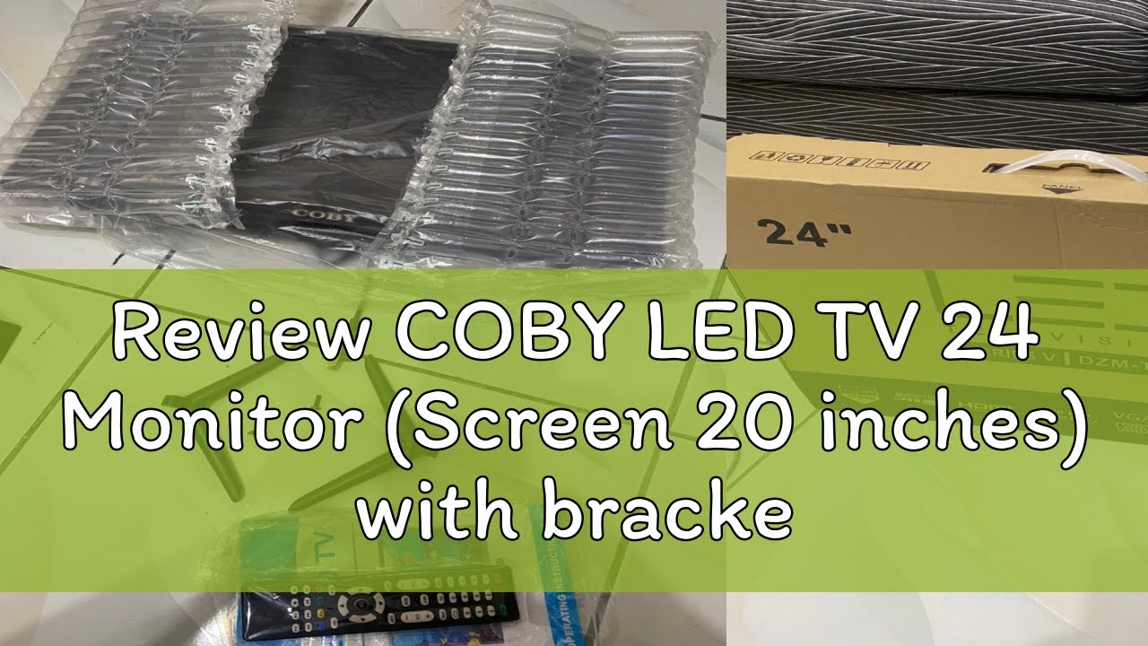 Review COBY LED TV 24 Monitor (Screen 20 inches) with bracket and GMA ...