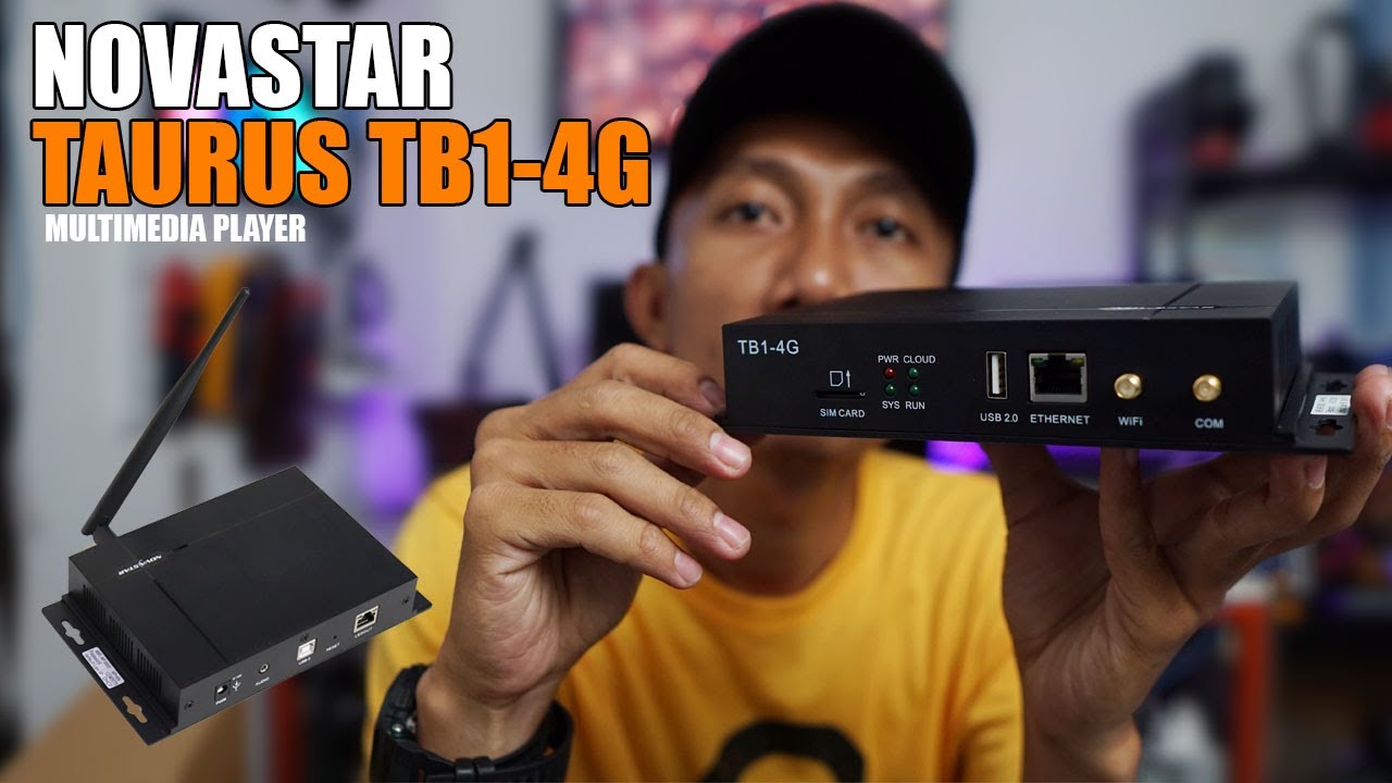 Sending box videotron Novastar Taurus TB1-4G - YouTube