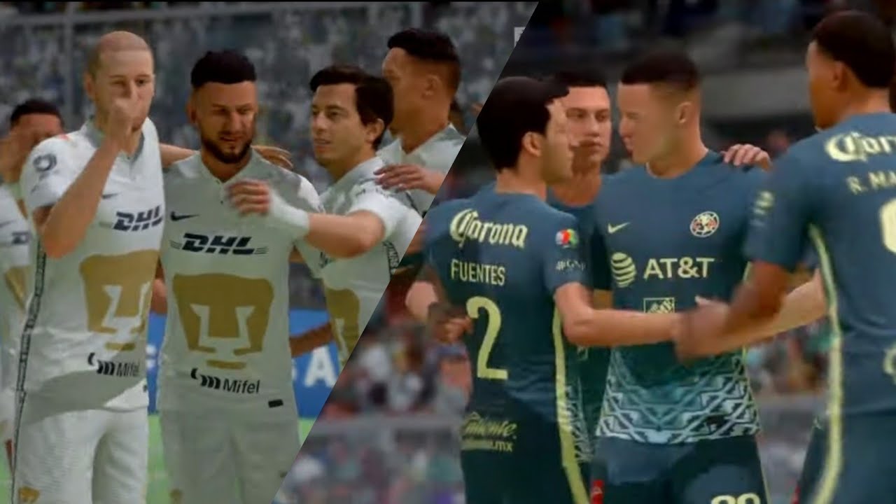 FIFA 22: Pumas vs América (GAMEPLAY PS4 Simulación - Jornada 7 Liga ...