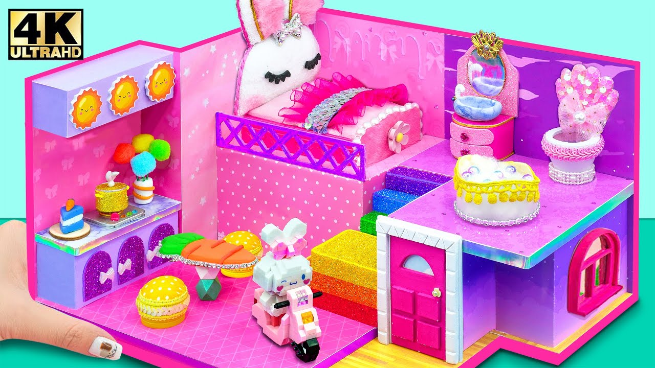 (BEST IDEA) Build Beautiful Pink and Purple Dream Bunny House from ...