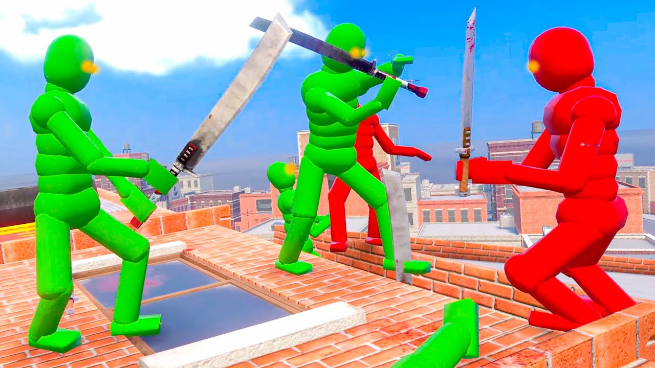 NPC Wars & Active Ragdoll Physics! NPC Fighting in Overgrowth #12 - YouTube