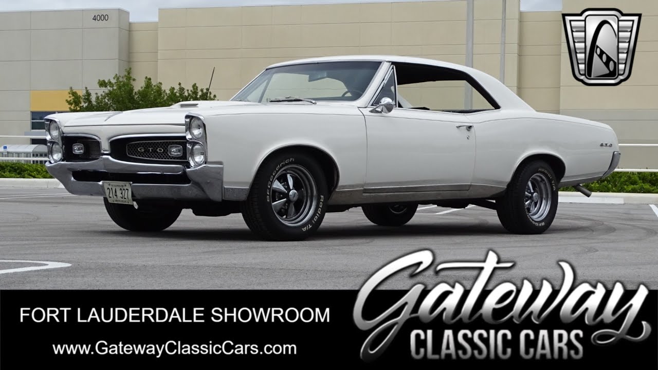 1967 Pontiac GTO White 6 5 Lit - YouTube