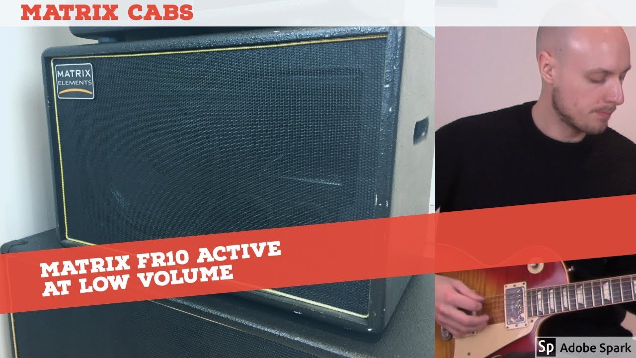 FR10 Active FRFR Monitor At Low Volume - YouTube