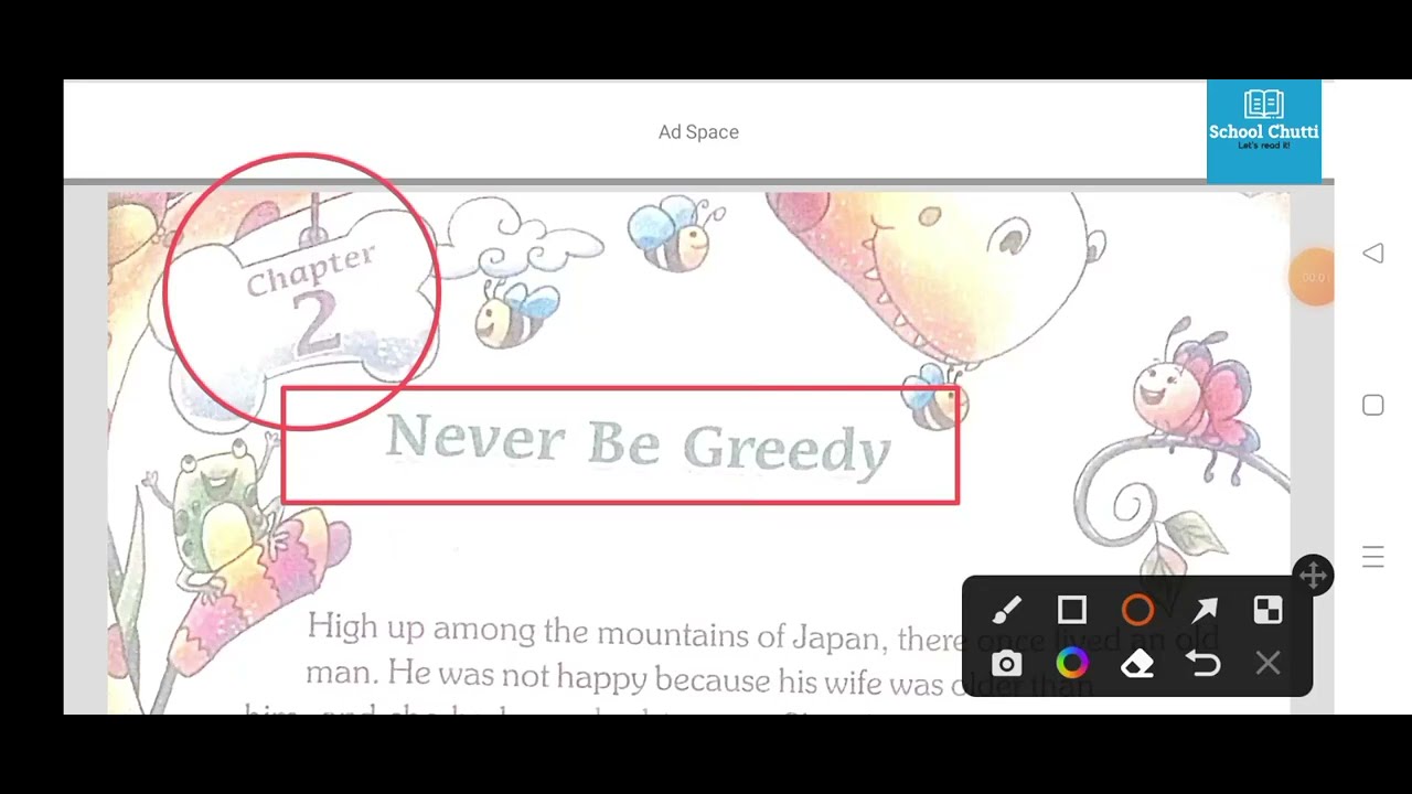 Never be greedy || Class 5 || Question and answers || English Reader ...