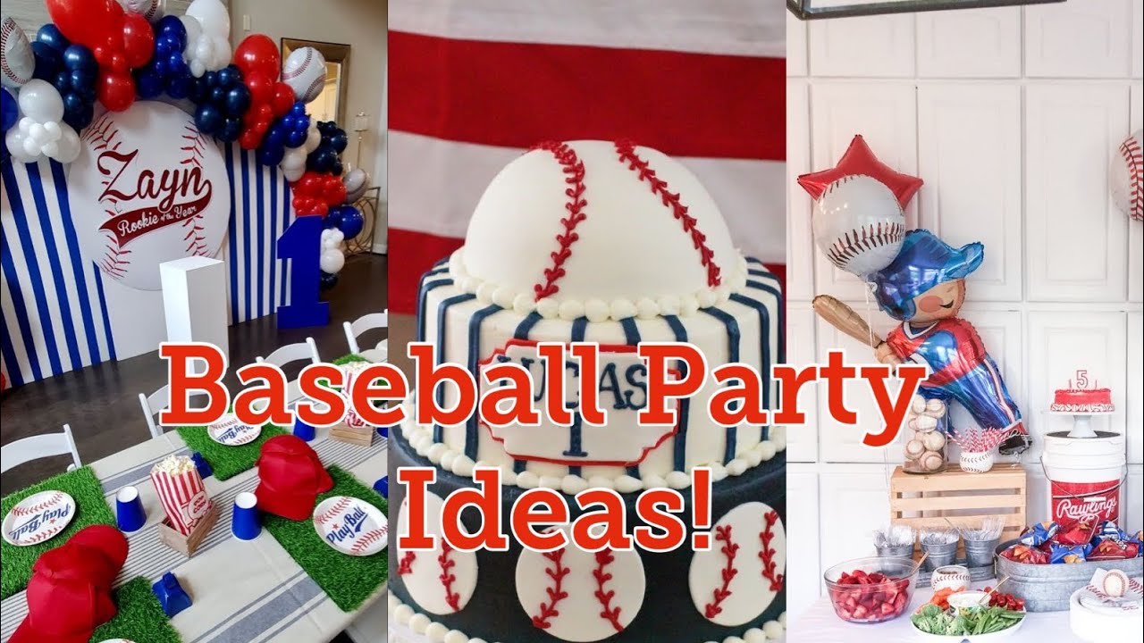 Baseball Birthday Party Ideas!!! DIY Decor, Treats, and Much More!! How ...