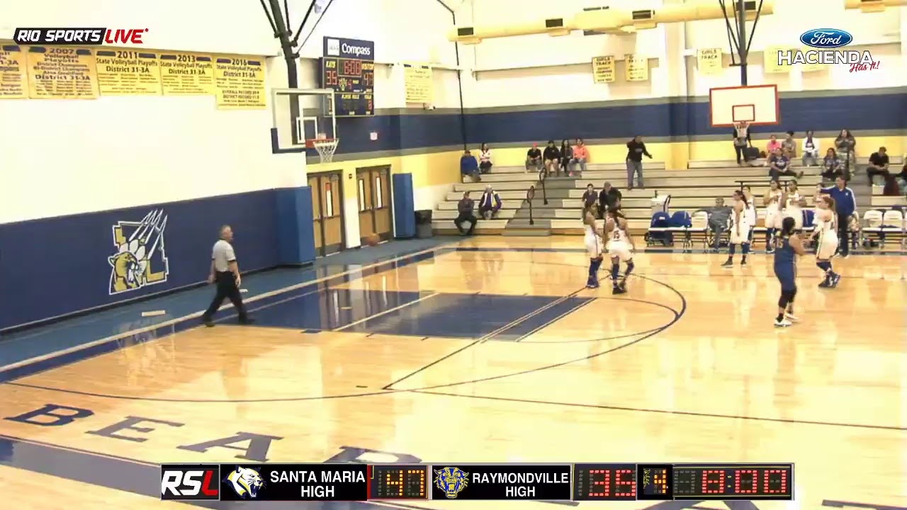 Raymondville vs Santa Maria Girls Basketball 12 2 2019 - YouTube