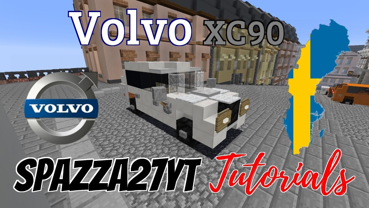 Minecraft Volvo XC90 Tutorial - YouTube