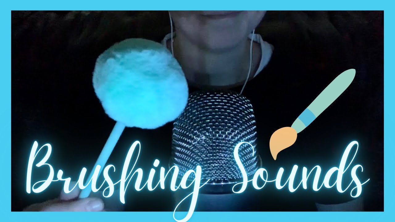 ASMR - BRUSHING YOUR BRAIN 🧠 🖌️(ear to ear, brushing sounds, whispering ...