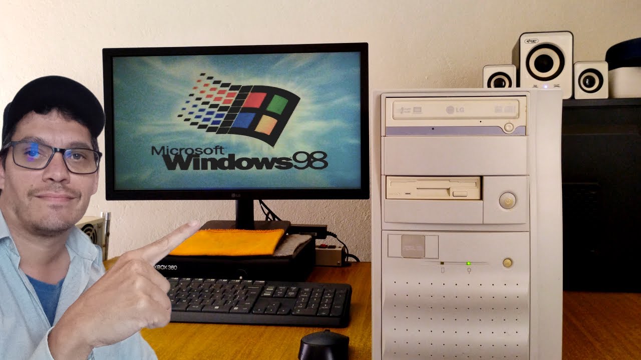 Computador com Windows 98 em 2025: Inicialização, Configuração e ...