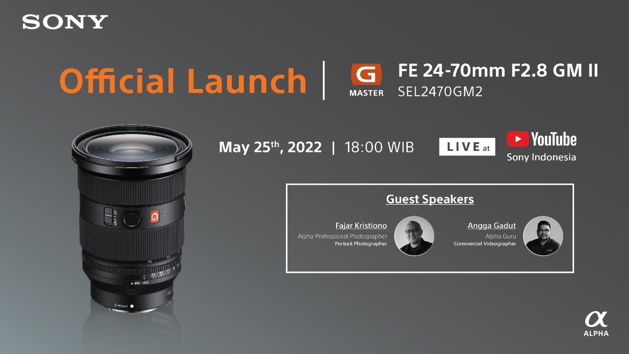 Online Launch I SEL2470GM2 - YouTube