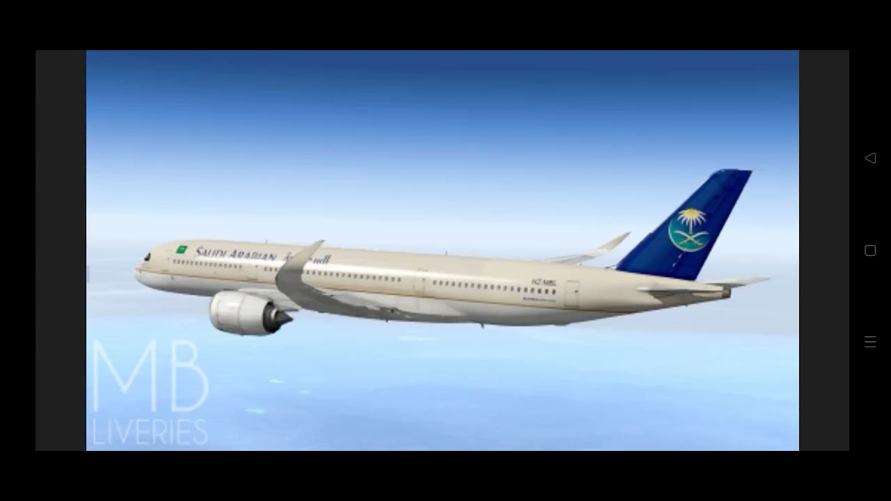 Saudi Arabian - Airbus A350-900XWB - YouTube
