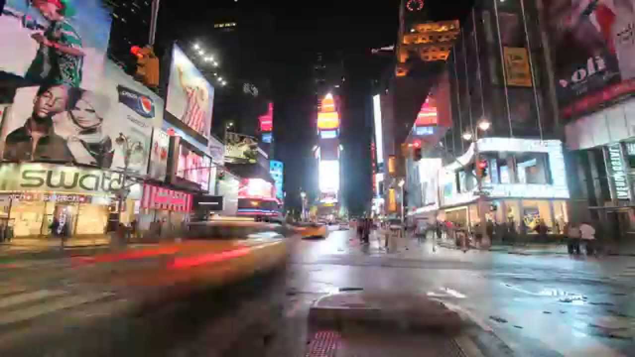 TimeLapse TV - Times Square Street - Ground Level View - YouTube