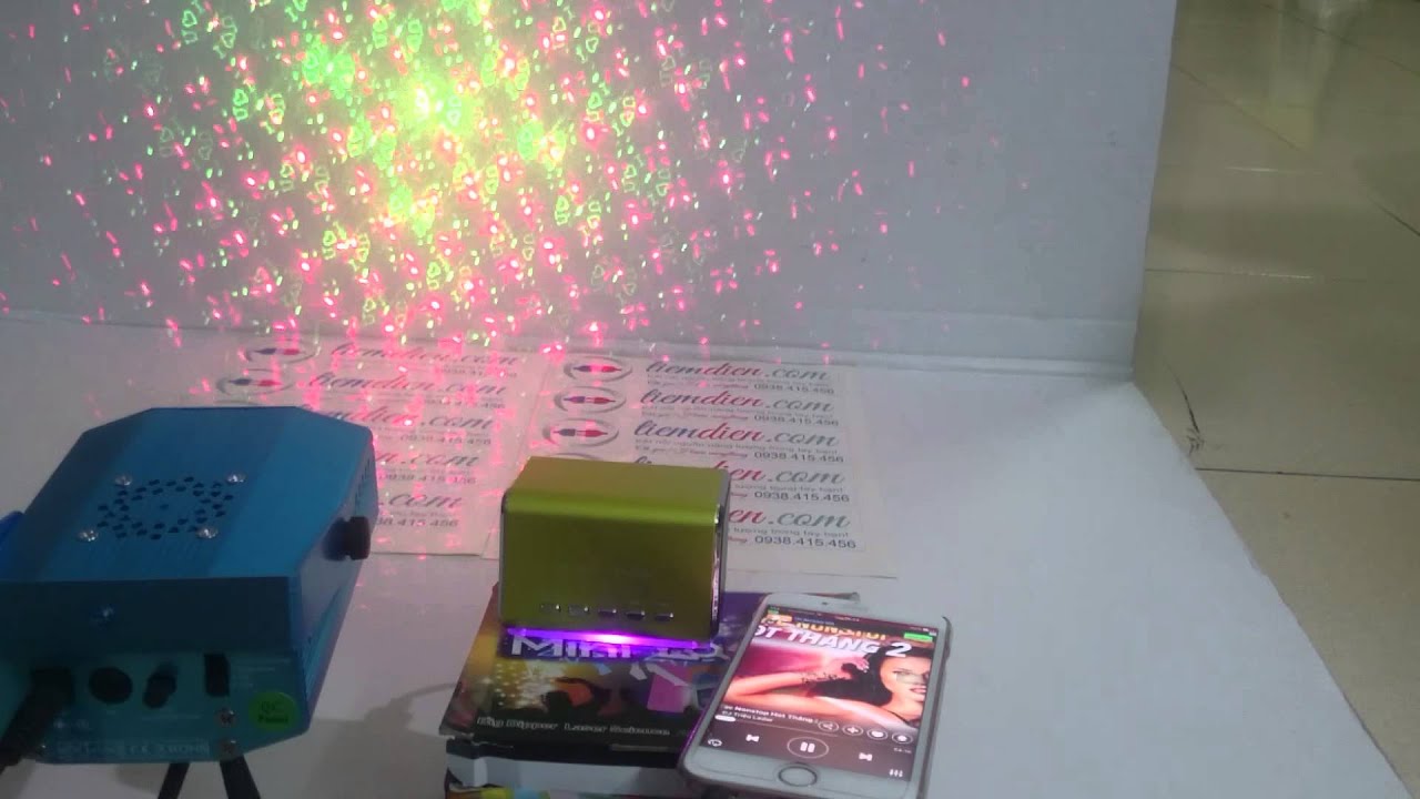 Den Laser 12 hinh tiemdien.com - YouTube