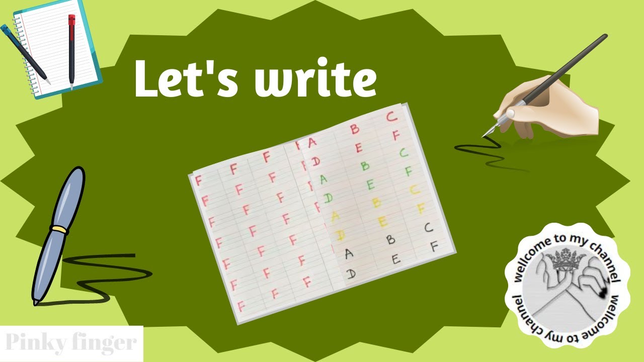 Writing Letter A to F l Alphabet Worksheets Letter A to F ll ...