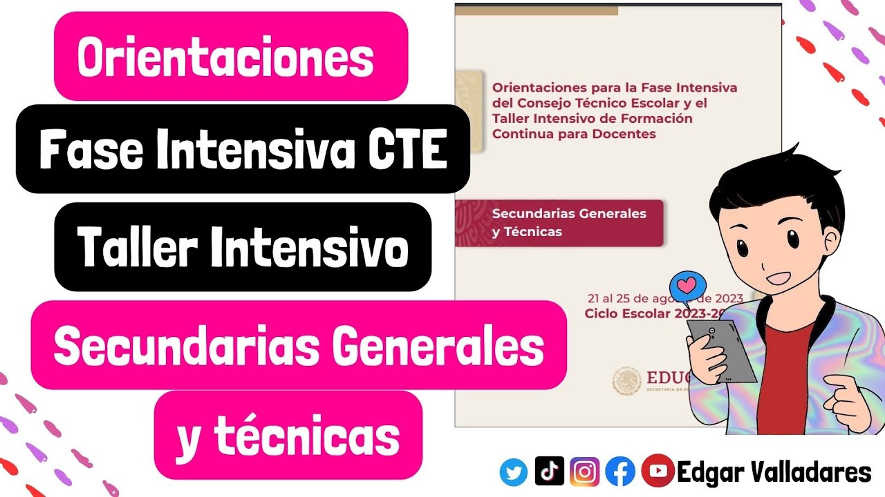 PASO A PASO TALLER INTENSIVO DE FORMACIÓN CONTINUA Y CTE: SECUNDARIAS ...